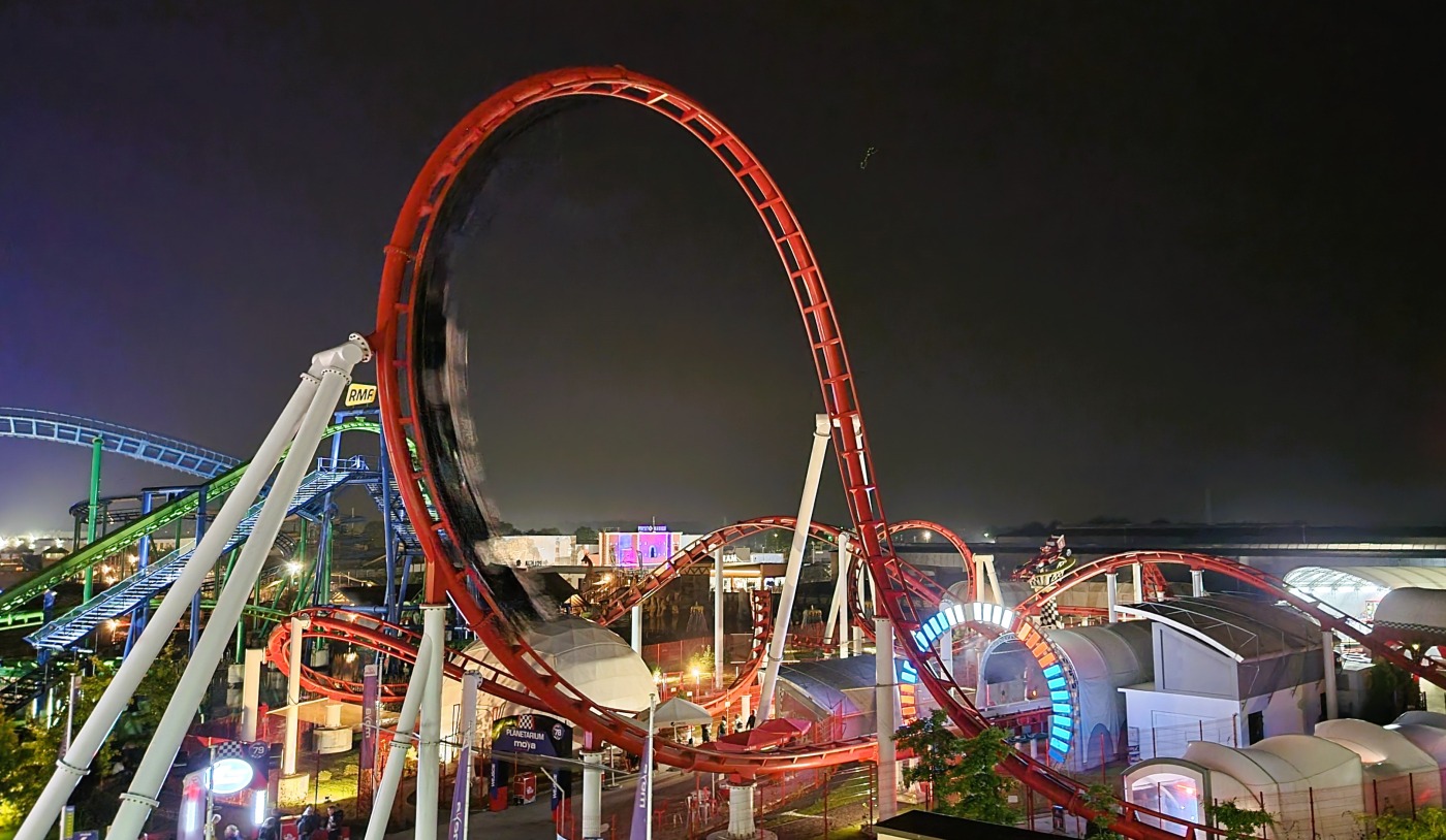 Which rollercoaster in Energylandia is the highest, fastest and longest?